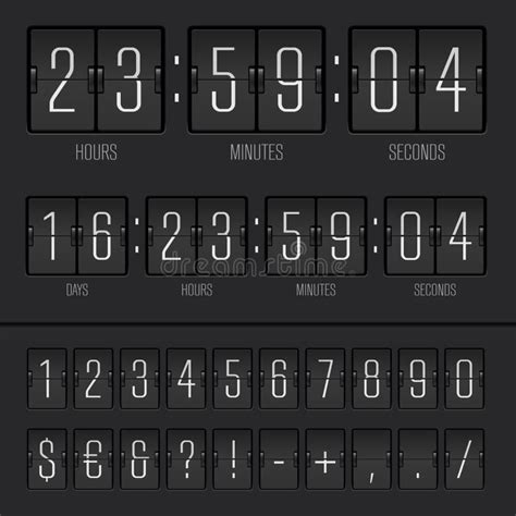 Vector Illustration Of Countdown Timer Stock Vector Illustration Of