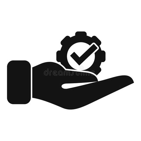 Care Management Icon Simple Vector Cog Gear Finance Stock Vector Illustration Of Vector