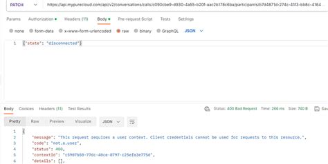Error When Testing Api Genesys Cloud Developer Forum