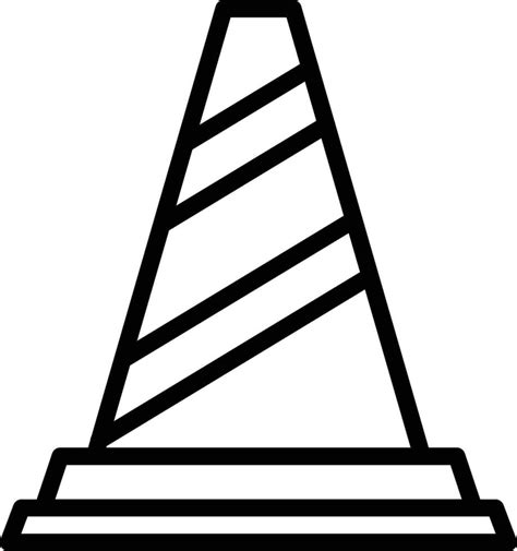 Traffic Cone Vector Icon 36415657 Vector Art At Vecteezy