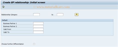 BUB SAP Tcode BuPR Create BP Relationship