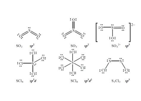 Scl4 Lewis Dot Structure