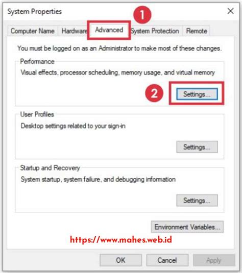 Cara Menambah Virtual Memory Windows 10 Dengan Mudah Mahesweb