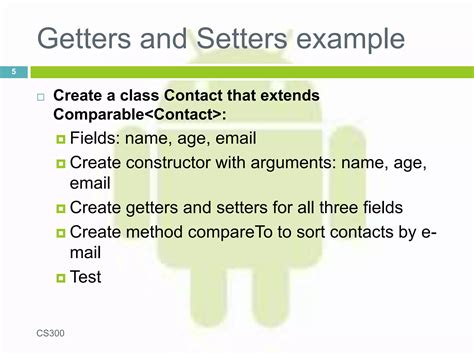 Encapsulation Getters Settersanonymousclass Ppt