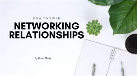 How To Build Networking Relationships
