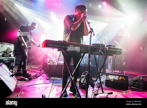 The English Noise Rock Band Hookworms Performs A Live Concert At The
