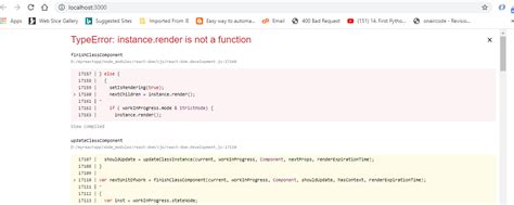 instance render is not a function in react dom development js 17160