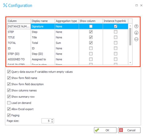 Using Of The Sql Table Form Field