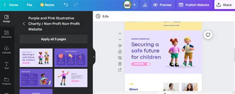 how to create a personal website with canva a step by step guide