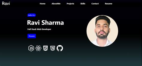 Github Ravi Ravi Github Io Hey This Is My Portolio Repositiory Here You Can See
