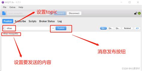 Mosquitto部署mqtt Broker 并测试订阅与发布mosquitto Broker Csdn博客