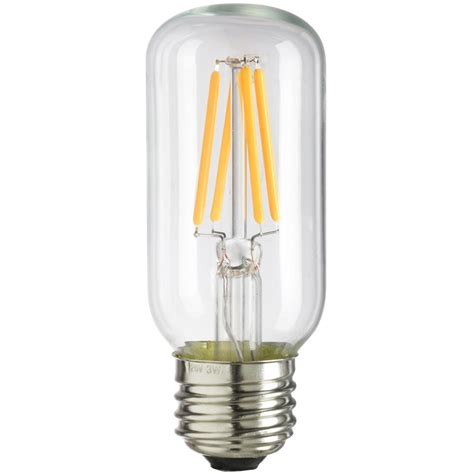 Sunlite 80458 Su Led Vintage T12 3w Light Bulb Medium E26 Base 2200k