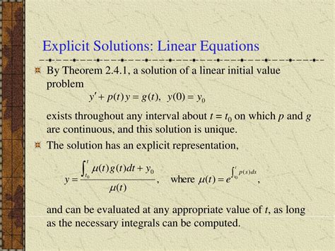 Ppt Ch 2 4 Differences Between Linear And Nonlinear Equations Powerpoint Presentation Id 390247
