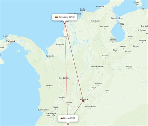 Flights From Neiva To Cartagena Nva To Ctg Airlines And Best Routes Flight Routes