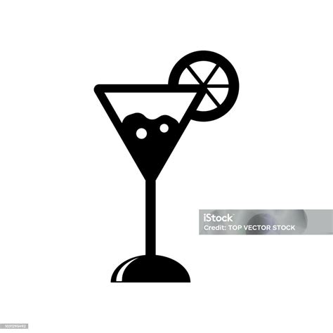 마티니 아이콘 벡터 흰색 배경 마티니 기호 음식 기호에 고립 0명에 대한 스톡 벡터 아트 및 기타 이미지 0명 디자인