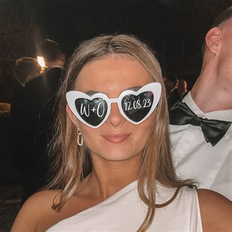Personalised White Wedding Sunglasses Etsy