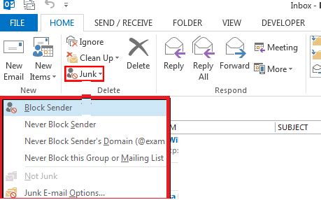 How To Block Sender Domain Or Email Address In Exchange And Microsoft 365 Windows OS Hub