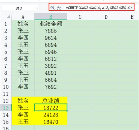 Sumif函数的使用技巧 前程无忧职场文库
