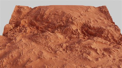 3d Mars Terrain Model Turbosquid 2160575