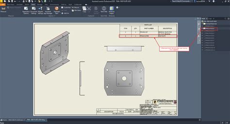 Iassembly Part Controling Bom Autodesk Community