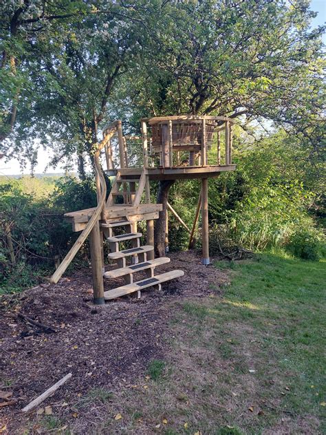 Deck With A View The Wooden Treehouse Company