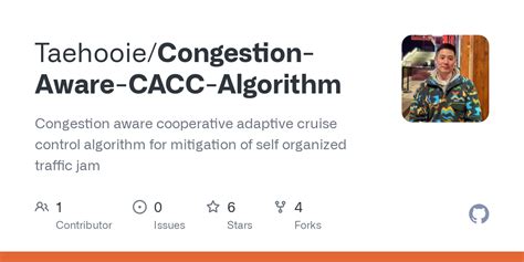 Github Taehooiecongestion Aware Cacc Algorithm Congestion Aware