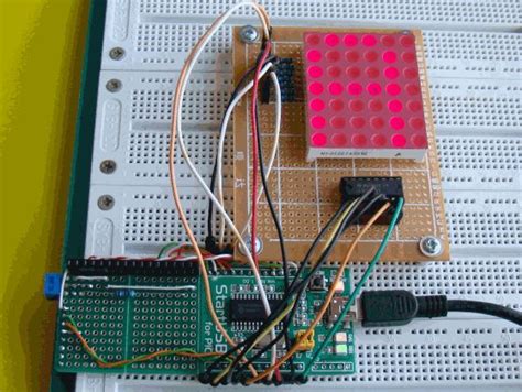Lab Basics Of LED Dot Matrix Display Embedded Lab Led Matrix Pic Microcontroller Arduino