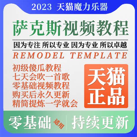 萨克斯视频教程教学零基础儿童老年人初级自学教材考级降e中音谱b 虎窝淘