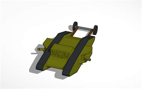 3d Design British Heavy Tank Wwi Tinkercad