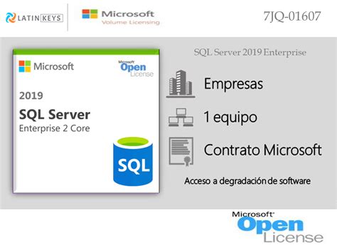 Contrato SQL Server Enterprise Por Volumen Colombia