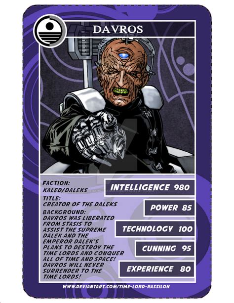 Time War Card Game Davros Final By Time Lord Rassilon On Deviantart