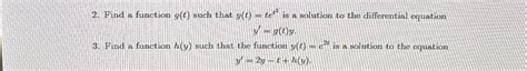 solved find a function g t such that y t tt t is a