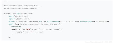 Flink中的双流join详解flink双流join Csdn博客