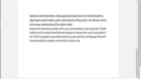 solved prompt a new computer based homework program claims