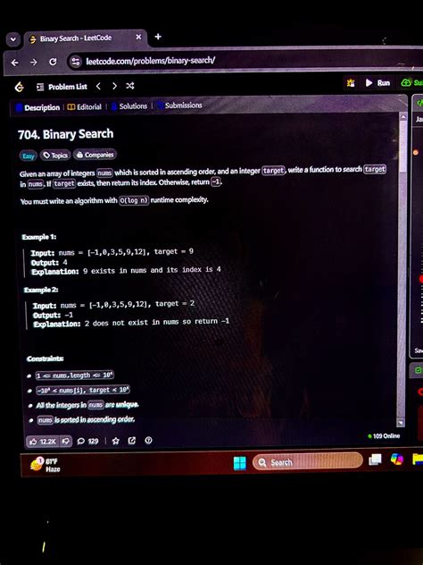 Princy Dubey on LinkedIn: #leetcode #binarysearch #problemsolving #coding #apnacollege