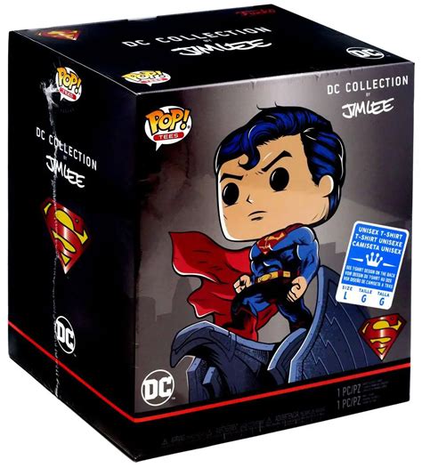 Funko Dc Collection By Jim Lee Pop Tees Superman For Tomorrow Vinyl