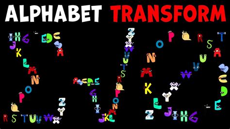 Alphabet Lore Snakes Transform Symbols Youtube
