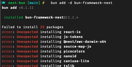 Failed To Install Packages On MacOS Issue 1227 Oven Sh Bun GitHub