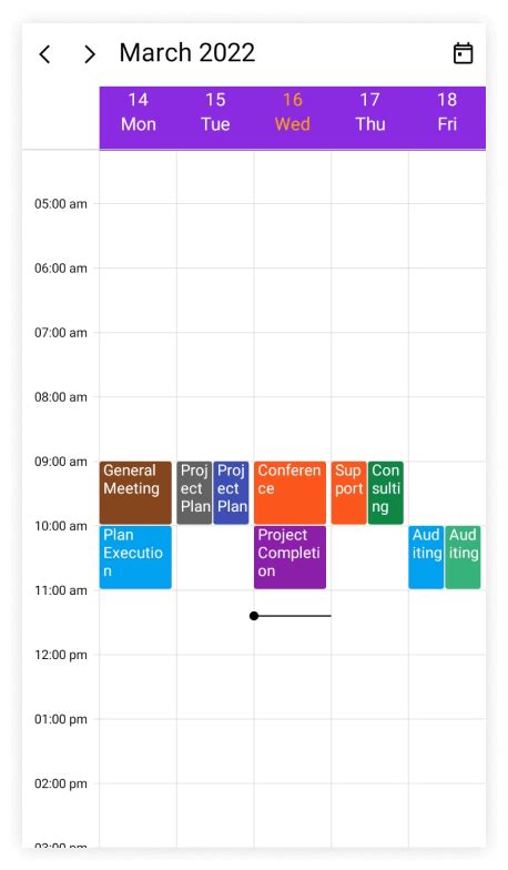 Day And Week Views In Net Maui Scheduler Control Syncfusion®