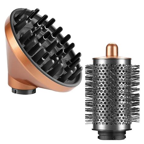 Diffuser And Large Round Volumizing Brush Attachment Compatible For Hs05