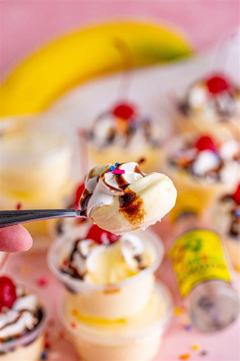 Banana Split Shots My Incredible Recipes