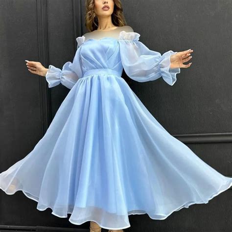 مدل پیراهن آستین پفی مجلسی جدید و دخترانه اینستاگرام