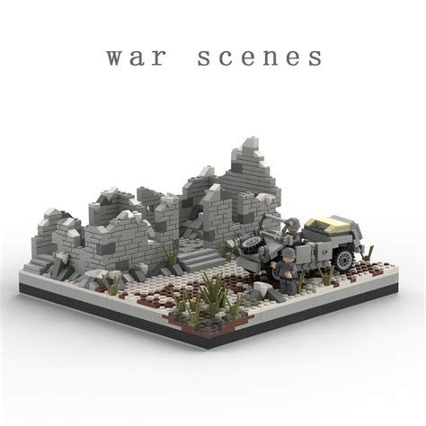 Lego Moc 25269 War Scenes By Xiaowang Rebrickable Build With Lego