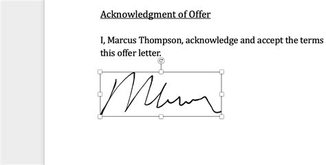 How To Add An Electronic Signature In Microsoft Word Easy Steps