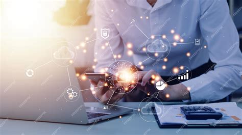 디지털 트랜스포메이션 기술 전략 사물인터넷 사물인터넷iot 아이디어 전환 및 디지털 시대 비즈니스 기술 도입 글로벌 비즈니스 역량 강화 Ai 프리미엄 사진