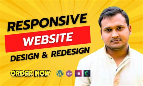 Design And Redesign Responsive Wordpress Website For Businesses By