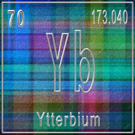 Premium Photo Ytterbium Chemical Element Sign With Atomic Number And