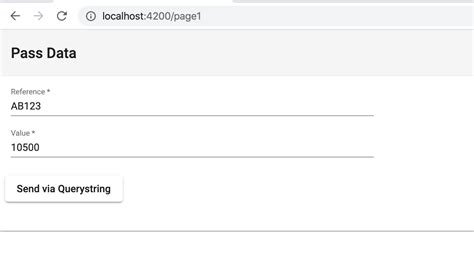 Angular How To Pass Values Between Components Using Query String Zone Of Development