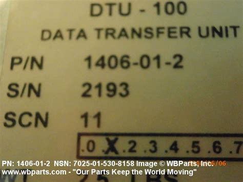 7025 01 552 7543 Data Transfer Interface Unit Wbparts