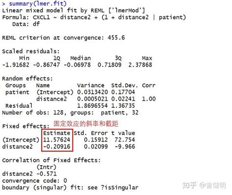 线性混合效应模型 知乎